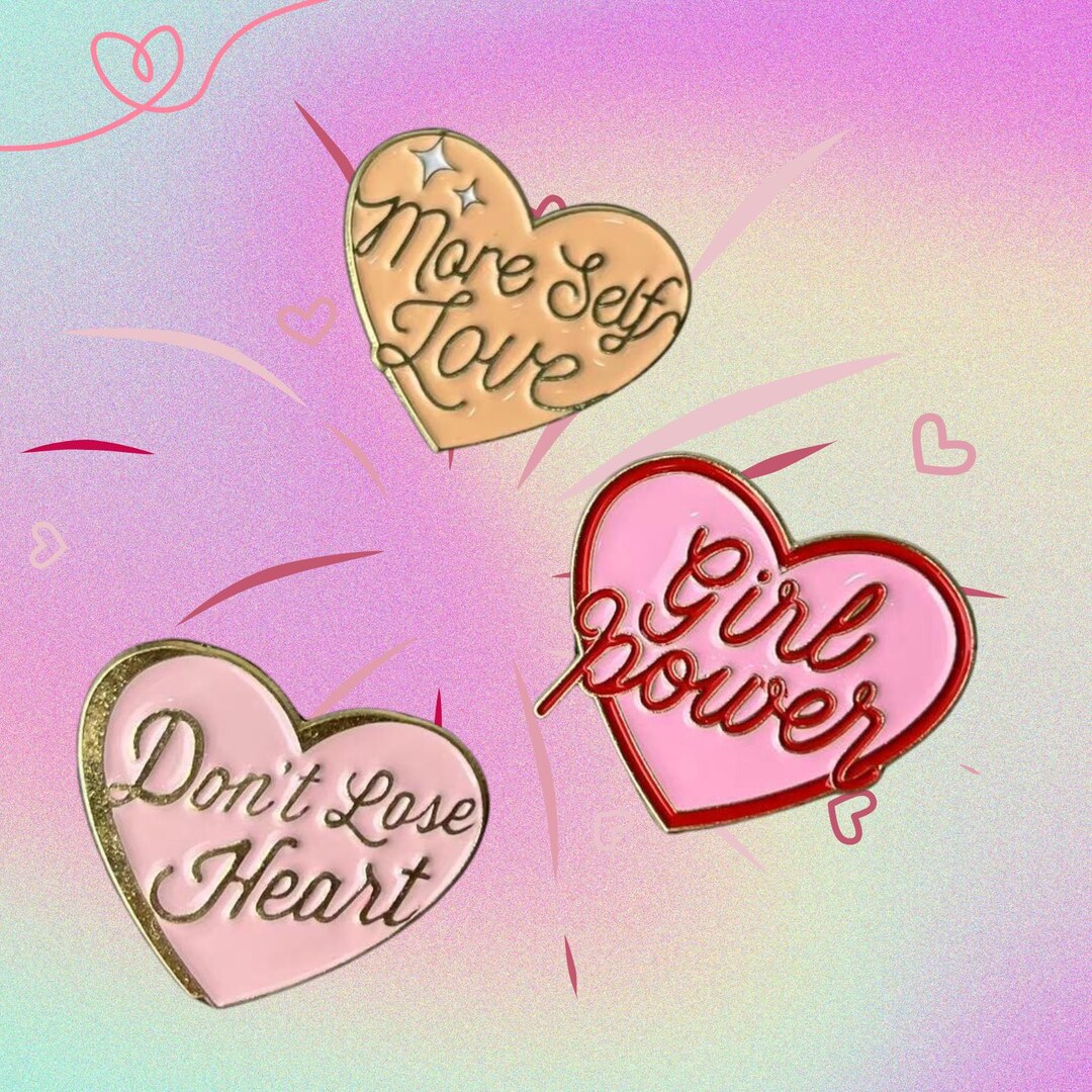Girl Power Enamel Pin, Pink Pin & Badge for Girls, Gift for Women ...