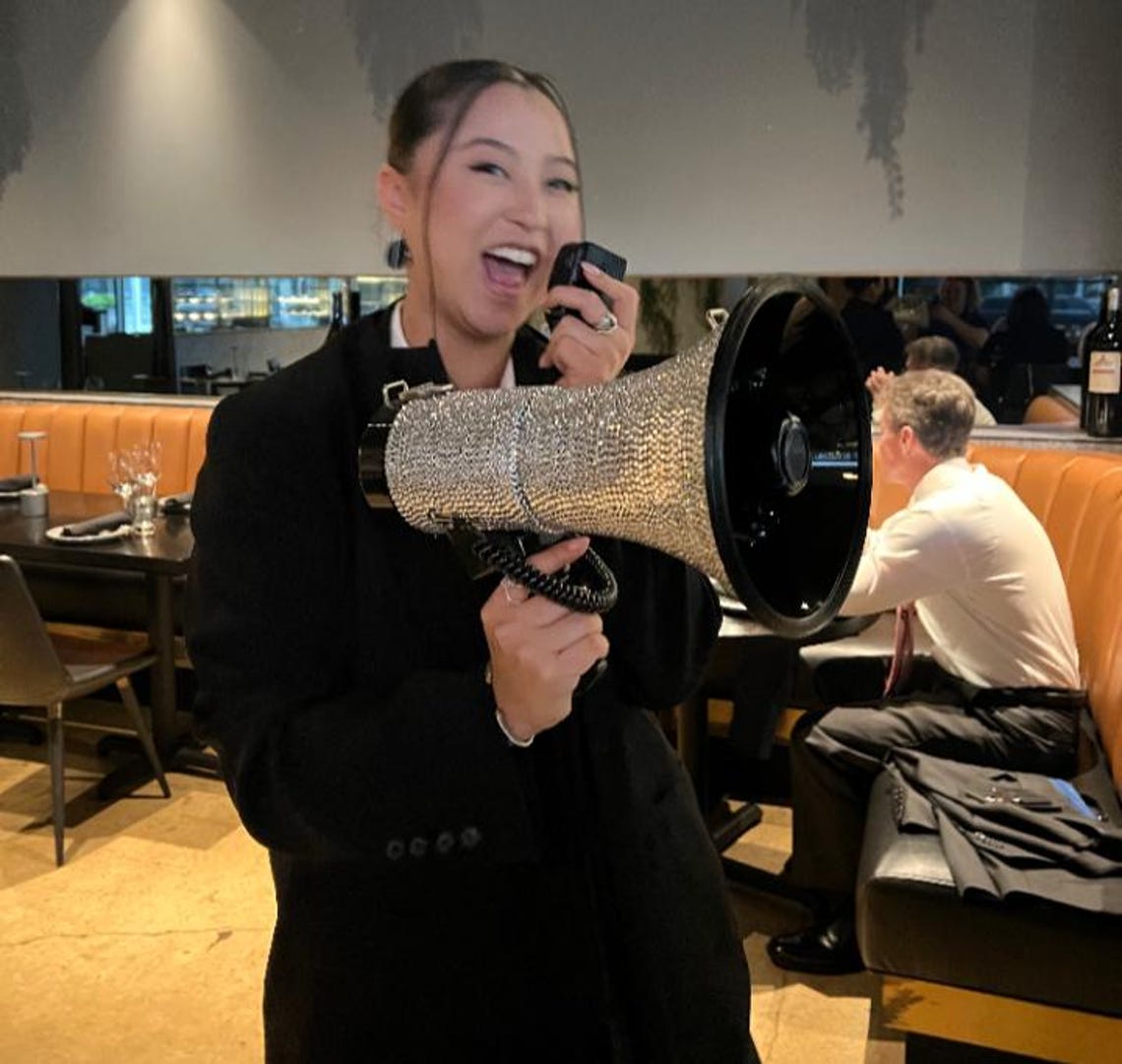 Custom Bling Rhinestones Megaphone With Siren Bullhorn 50 Watt Bullhorn ...