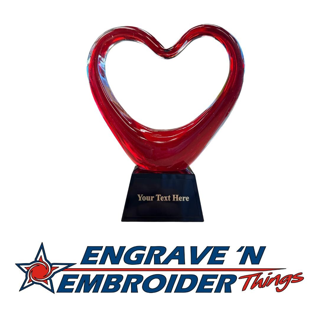 Heart Shaped Award for Any Occasion / Loved One / Your Custom Engraving ...
