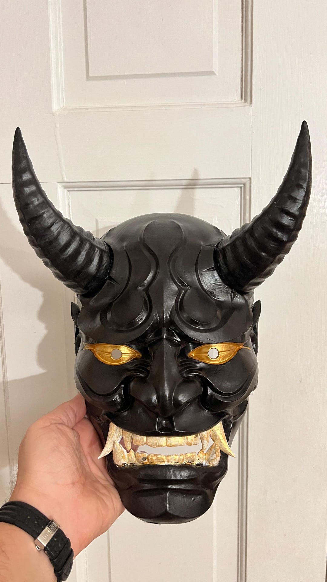 Oni Mask (hand Painted) - Etsy