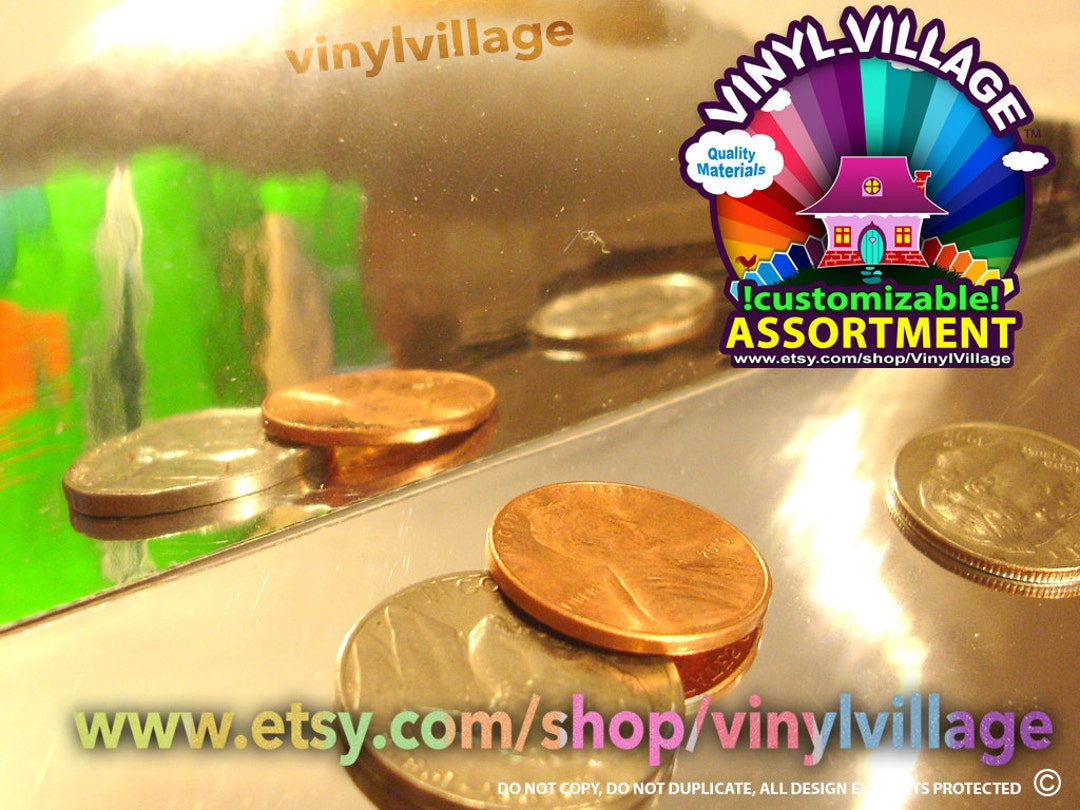 1 Roll 12x5ft Roll Mirror Chrome Adhesive Backed Vinyl - Etsy