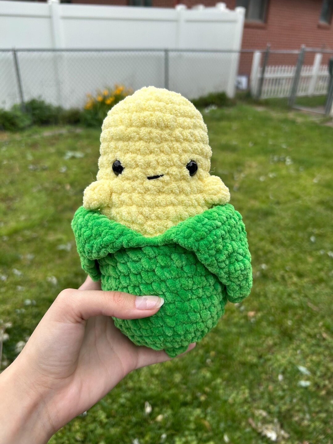 Handmade Crochet Corn Cob Plushie - Etsy