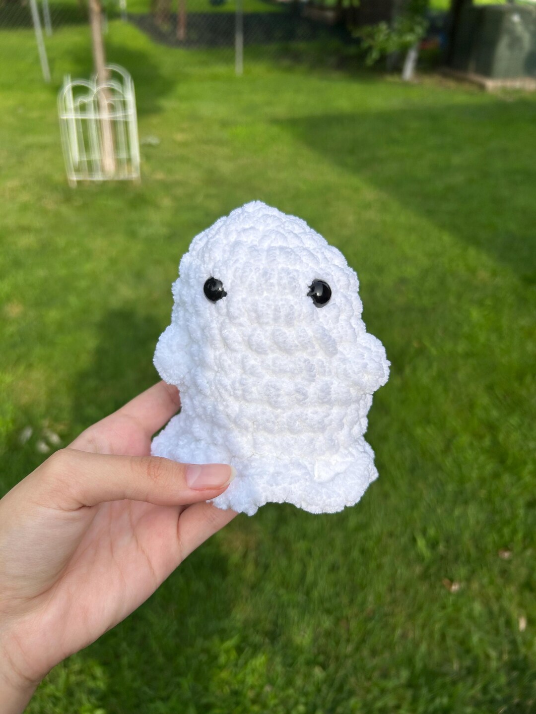 Handmade Little Crocheted Ghosts Plushie - Etsy