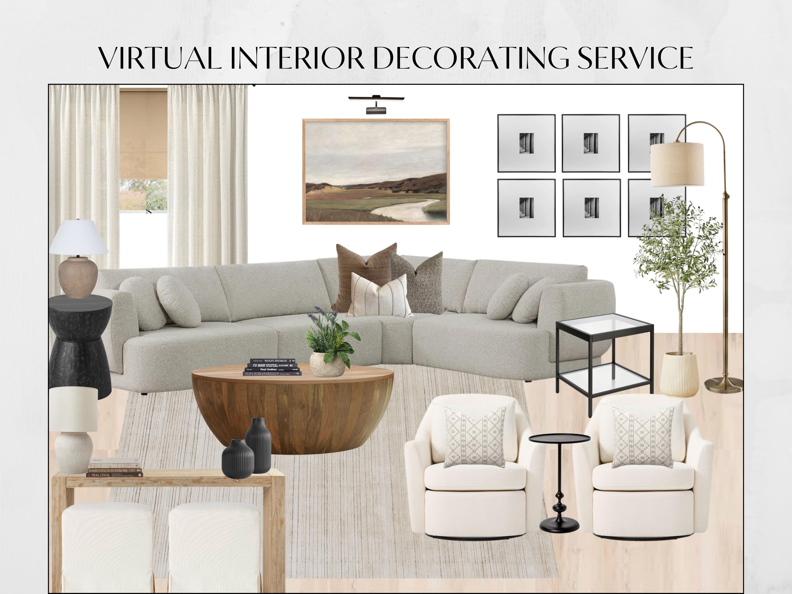 Personalized Virtual Interior Decorating Service for One Room | Design ...