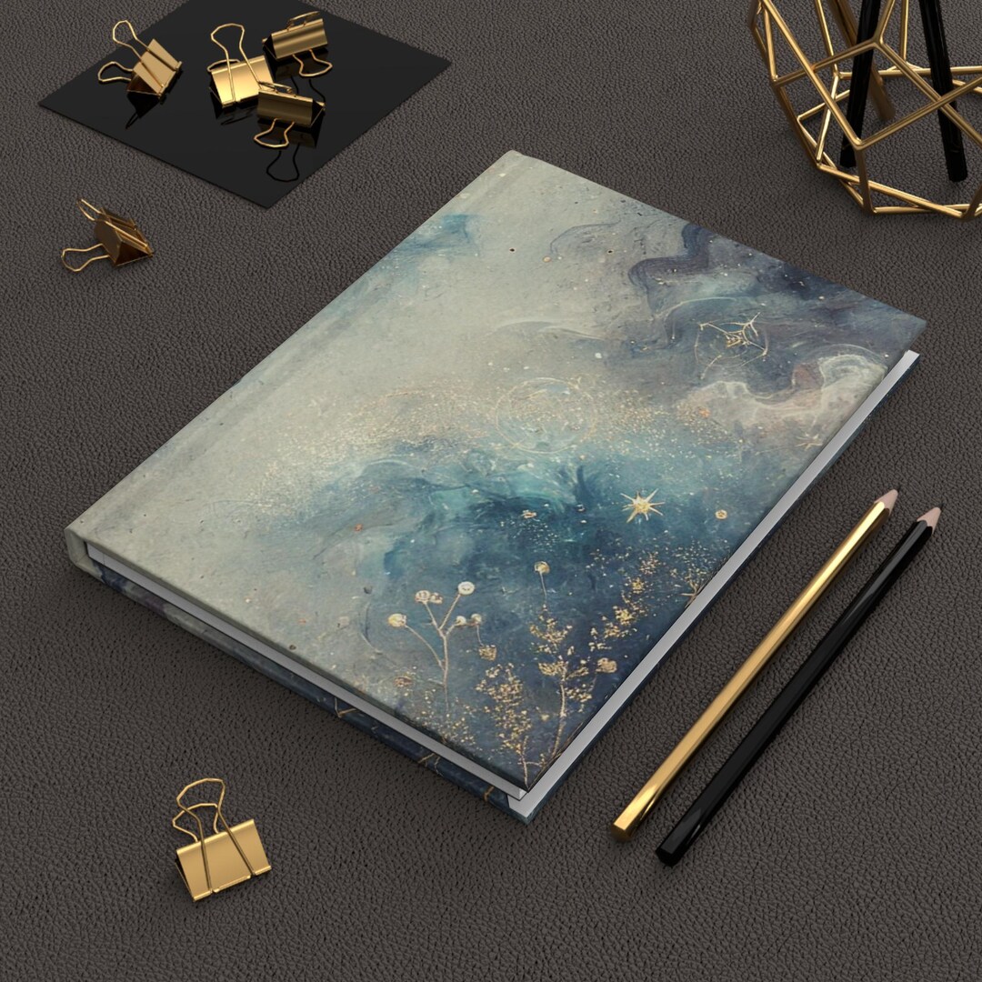 Customizable Celestial Dreams Journal, Cosmic Notebook, Writing and ...