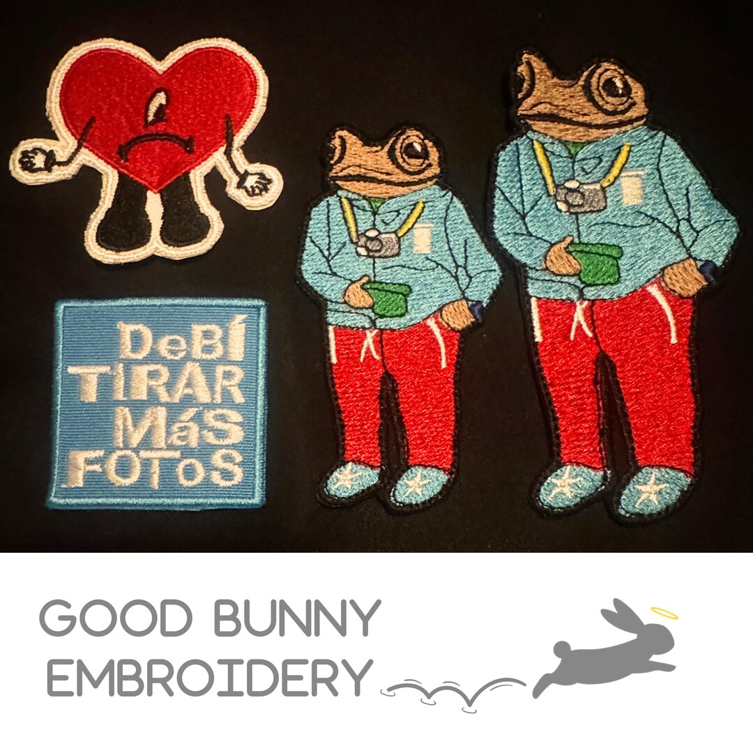 Four Iron-on Patch Bundle | Two Sapo Concho + 1 Mini Dtmf + 1 Un Verano ...