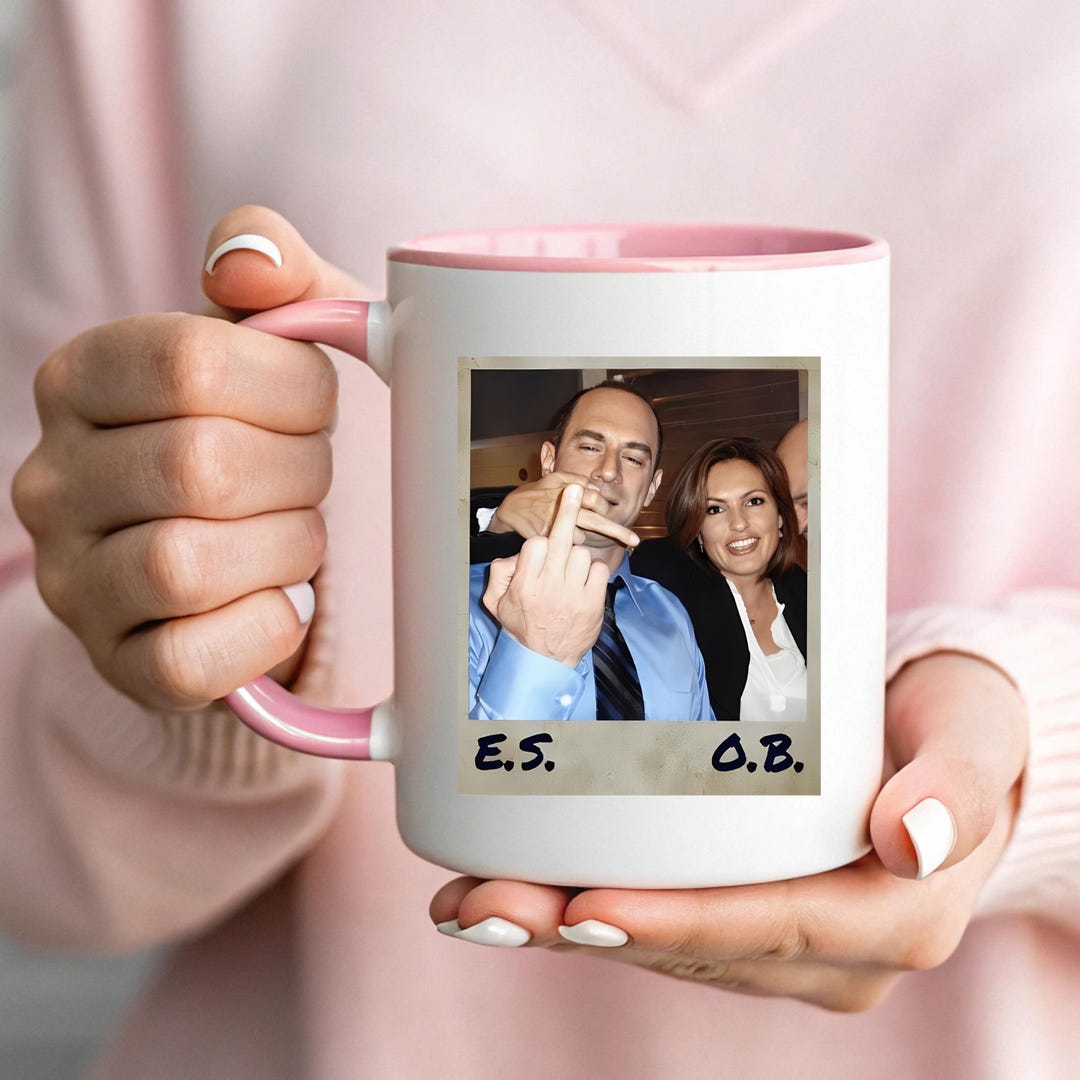 Benson and Stabler Law and Order SVU Mug - Funny Elliot Polaroid Cup ...