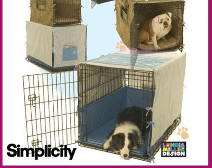 Sew & Make Simplicity 4713 Sewing Pattern Dog Crate Covers Mats Bumper ...