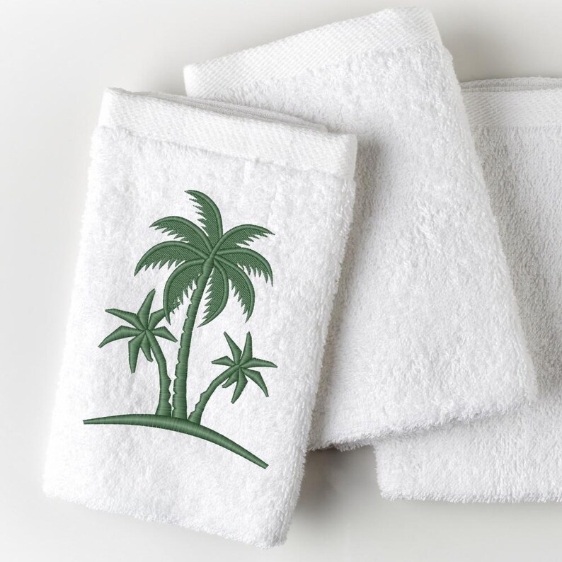 Palm Trees Embroidery Machine Design 5 Sizes Embroidery Files - Etsy