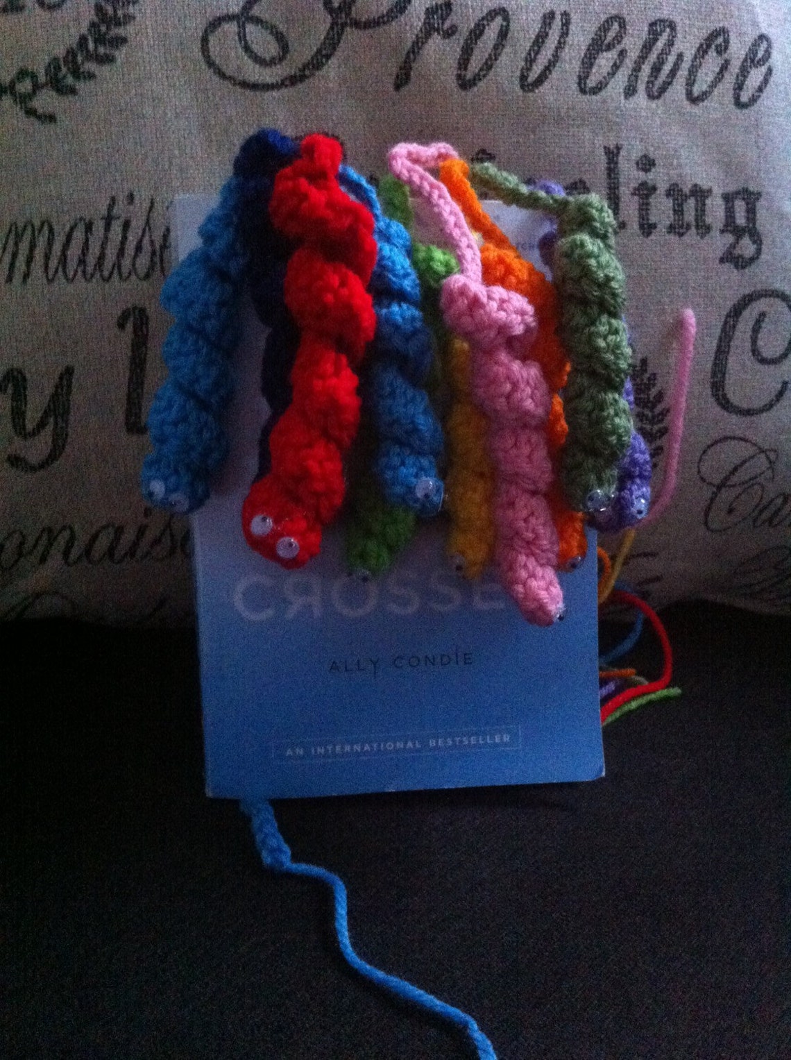Set of Crochet Bookworm Bookmarks - Etsy