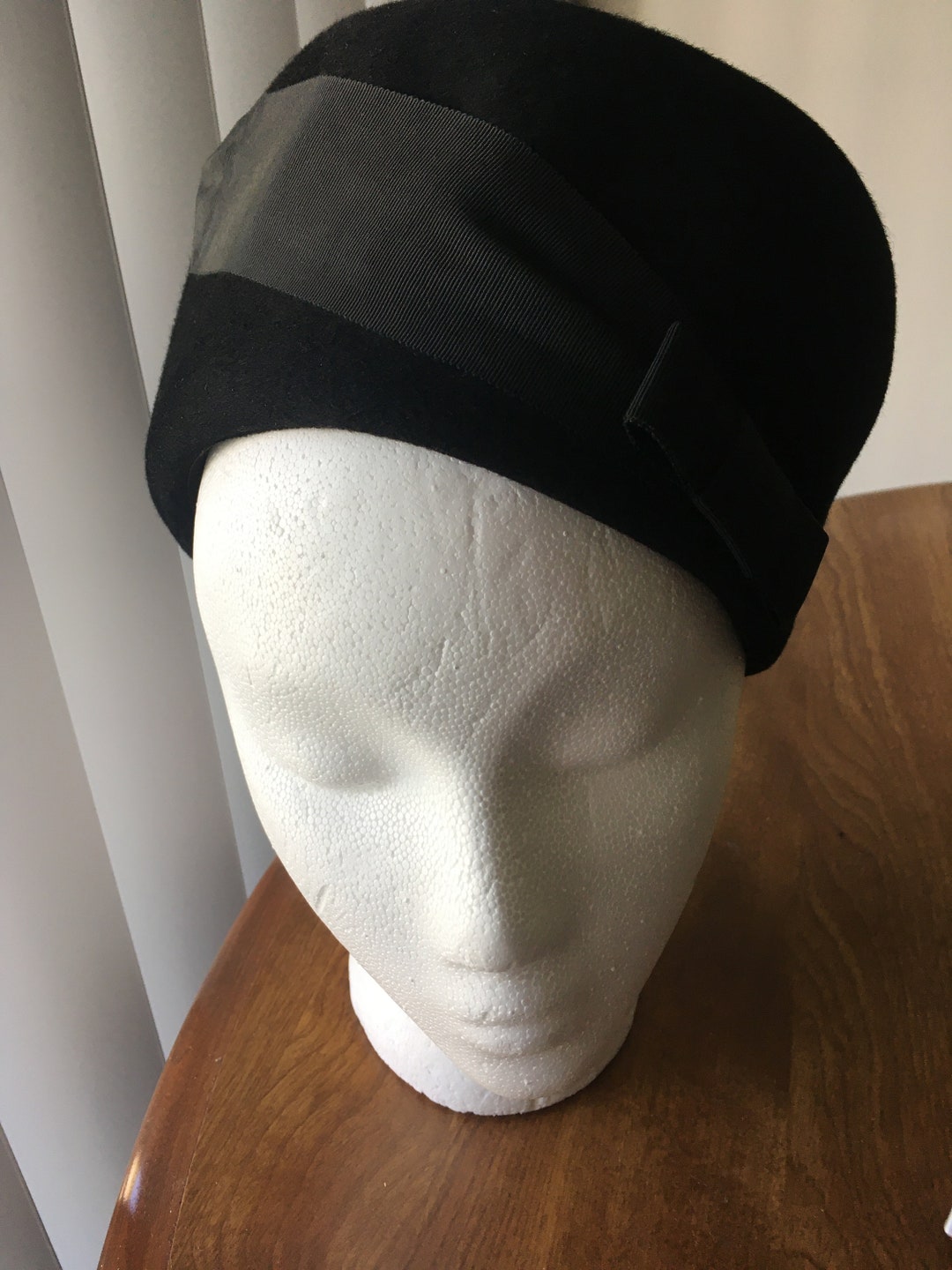 Vintage Neumann Endler Fair Field Felts Pillbox 100% Wool Black Hat - Etsy