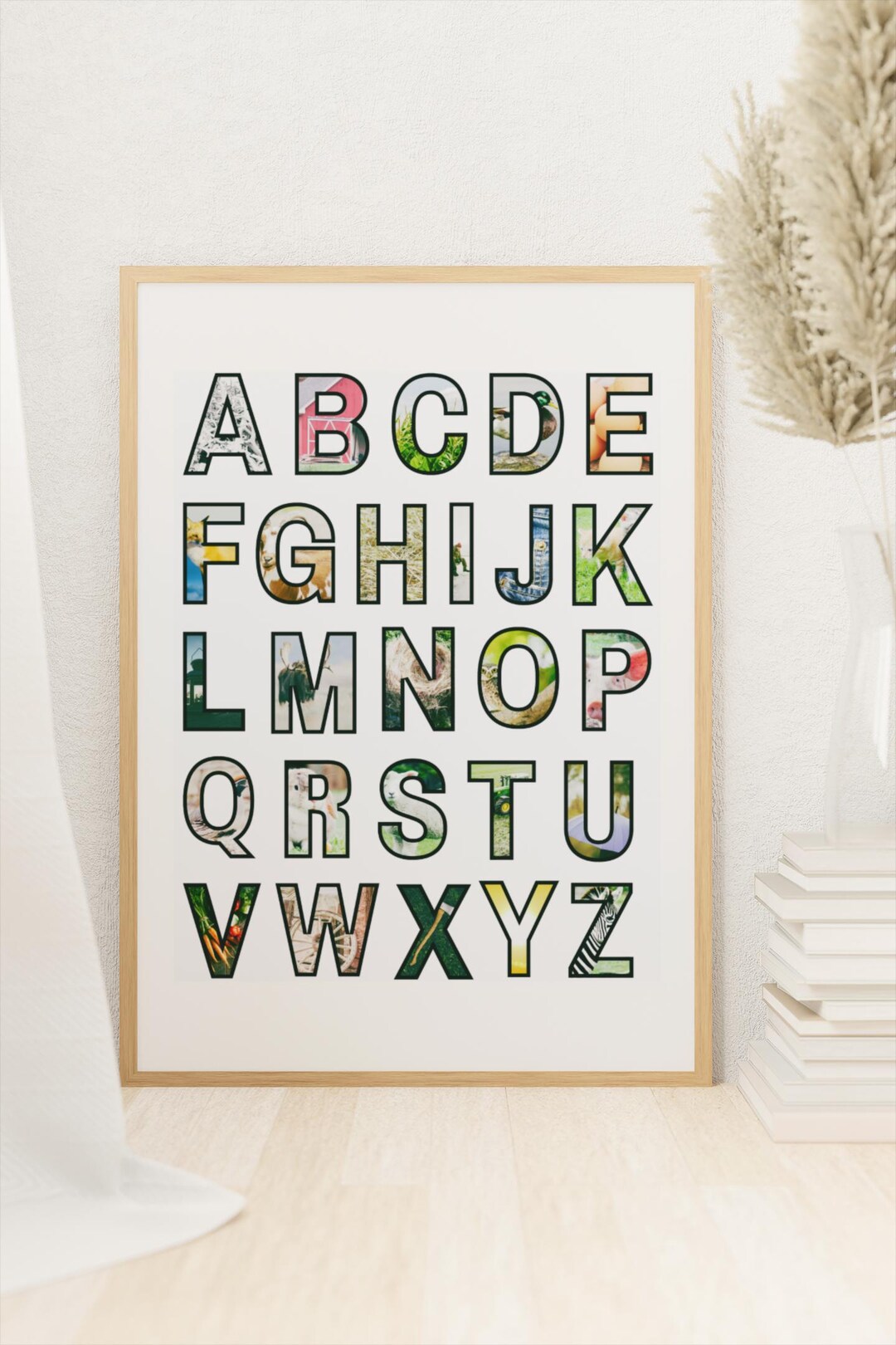 Printable Farm Alphabet | Farm Letters for Western Baby Nursery Cowboy ...