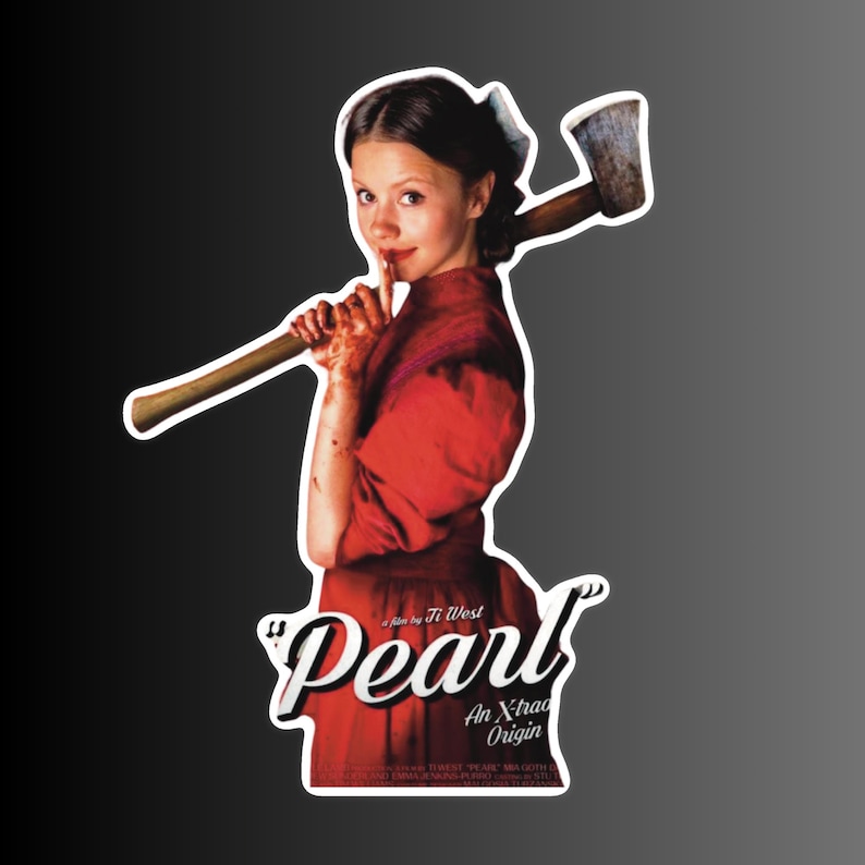 Pearl Sticker | Movie Sticker | Horror Film Sticker | Pop Culture | Mia ...