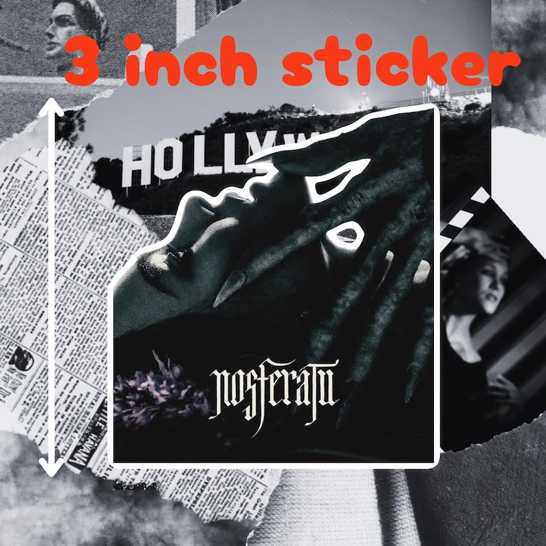 Nosferatu Sticker | Movie Sticker | Horror Movie Sticker | Pop Culture ...