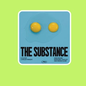 The Substance Movie Sticker – Sci-fi Film Fan Art, Minimalist Design ...