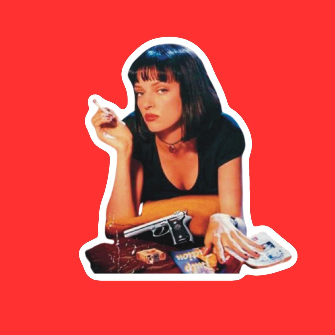 Pulp Fiction Sticker | Movie Sticker | 90s Pop Culture | Tarantino Film ...