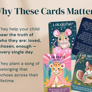 Christian Affirmation Cards for Kids Homeschool Prayer Printable Bible ...