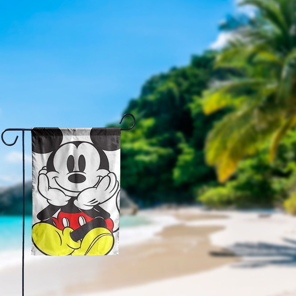 Mickey Mouse Garden Flag, Home Outdoor Decor, Disney Fan House Flag Designed & Sold By Bruno Lima