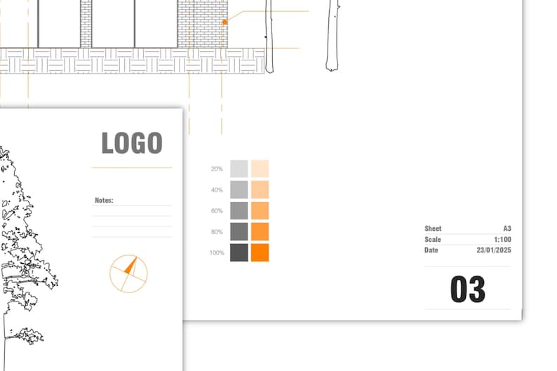 Autocad Title Block Minimalist A3, A4 Metric - Etsy