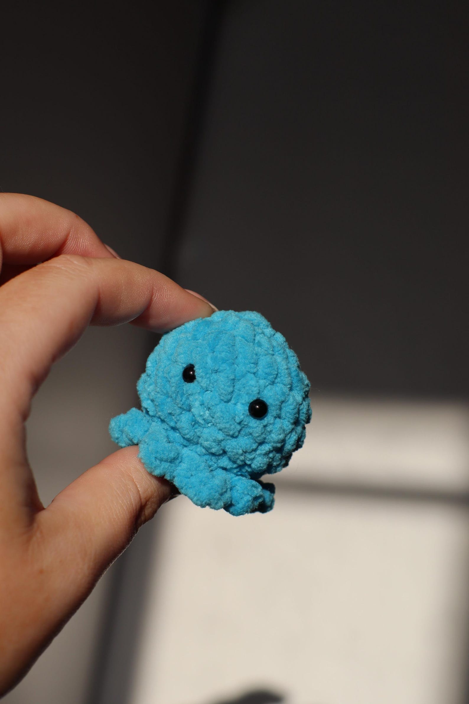 Handmade Crochet Octopus Worry Buddy Amigurumi Comfort Plush Anxiety ...