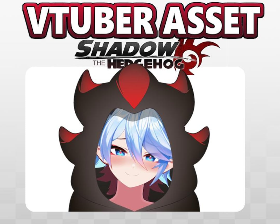 Shadow Hoodie Vtuber Asset Digital Streaming Pngtubers & Vtubers Twitch ...