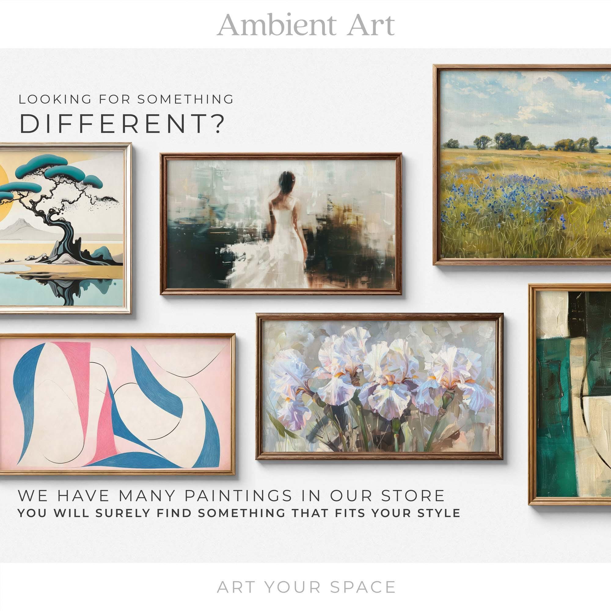 TV Art | Cubist Portrait of a Lady Oil Painting | Artwork for Samsung ...