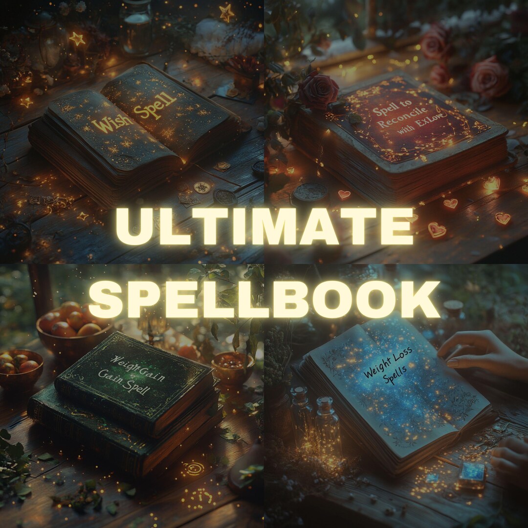 The Ultimate Spellbook Collection: 20 Mystical Spells for Every Desire ...
