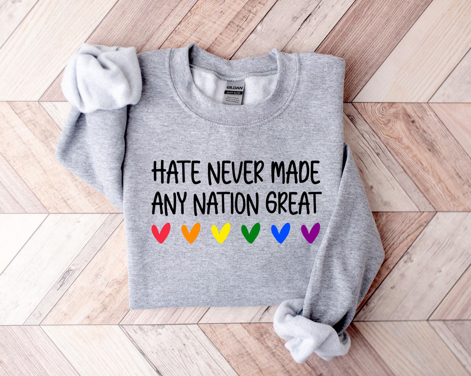 Hate Never Made Any Nation Great Shirt, Anti Trump Shirt, Anti Racism ...