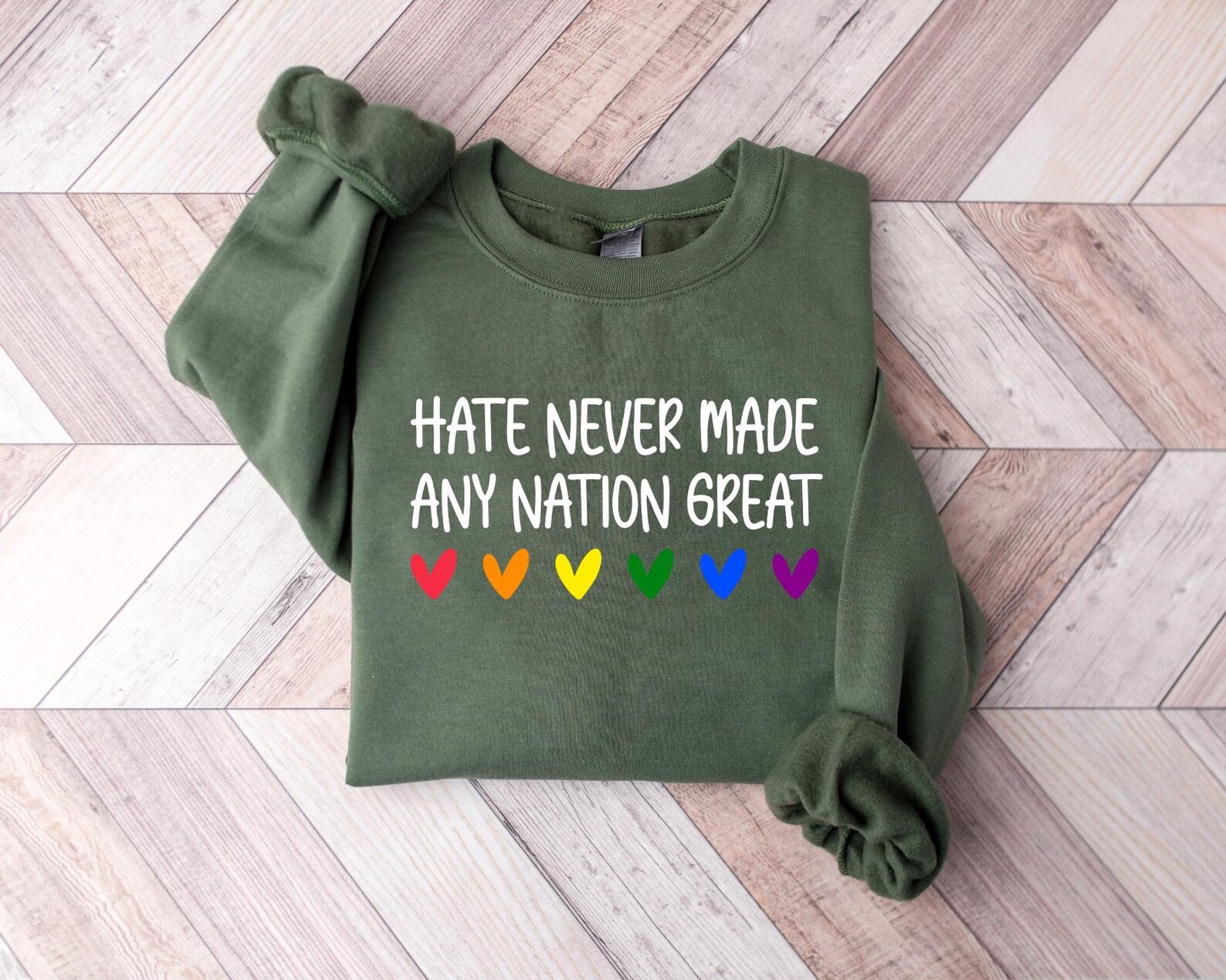 Hate Never Made Any Nation Great Shirt, Anti Trump Shirt, Anti Racism ...