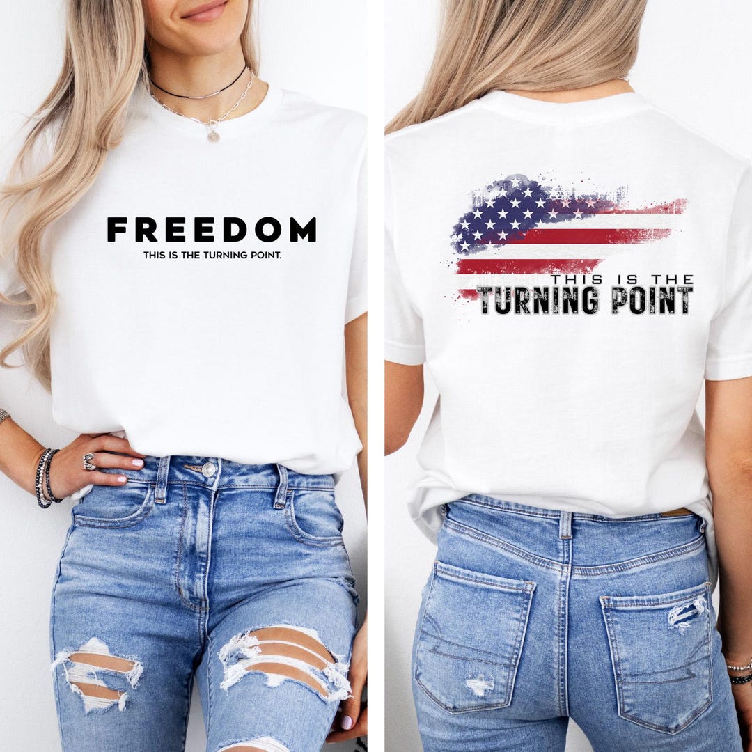 Charlie Kirk the Turning Point Shirt, America First Shirt, Patriotic ...