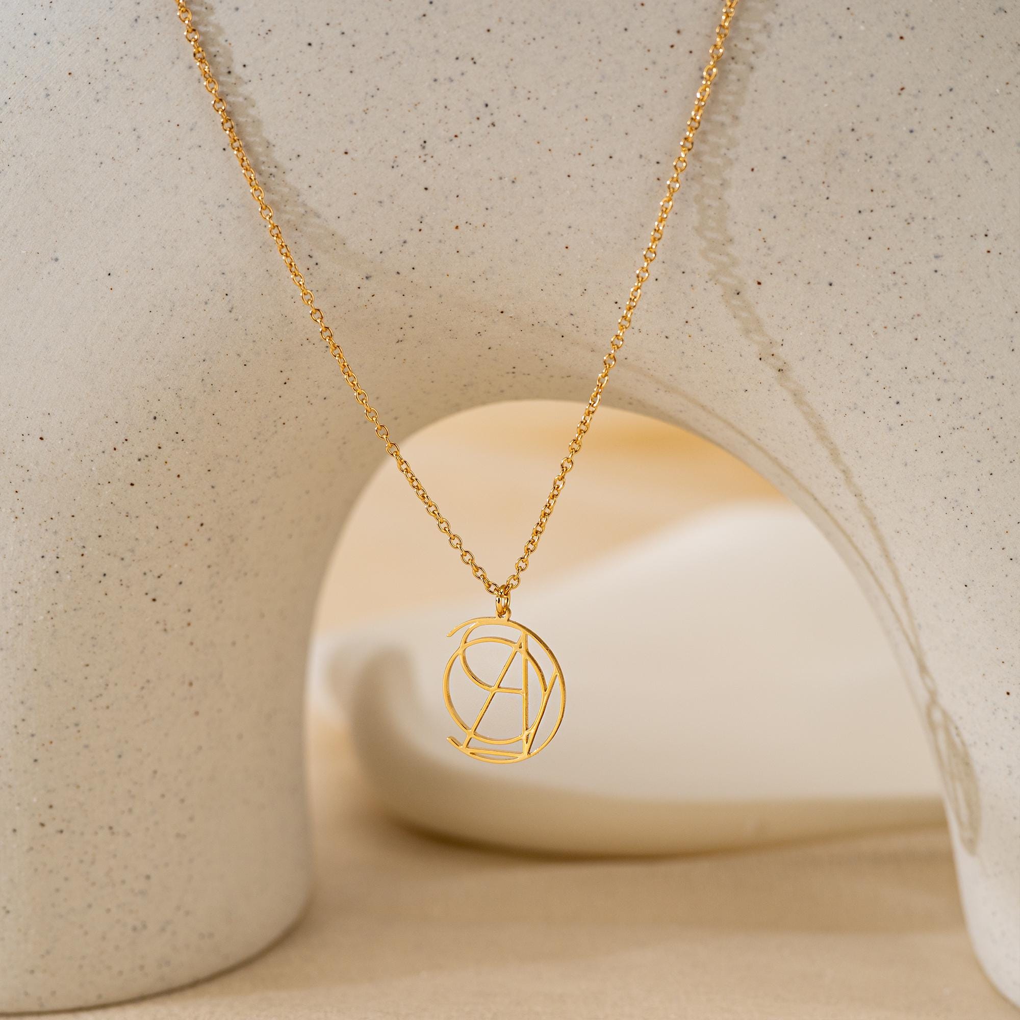 Name Logo Necklace, Personalized Logo Design Name Pendant, Custom Logo ...