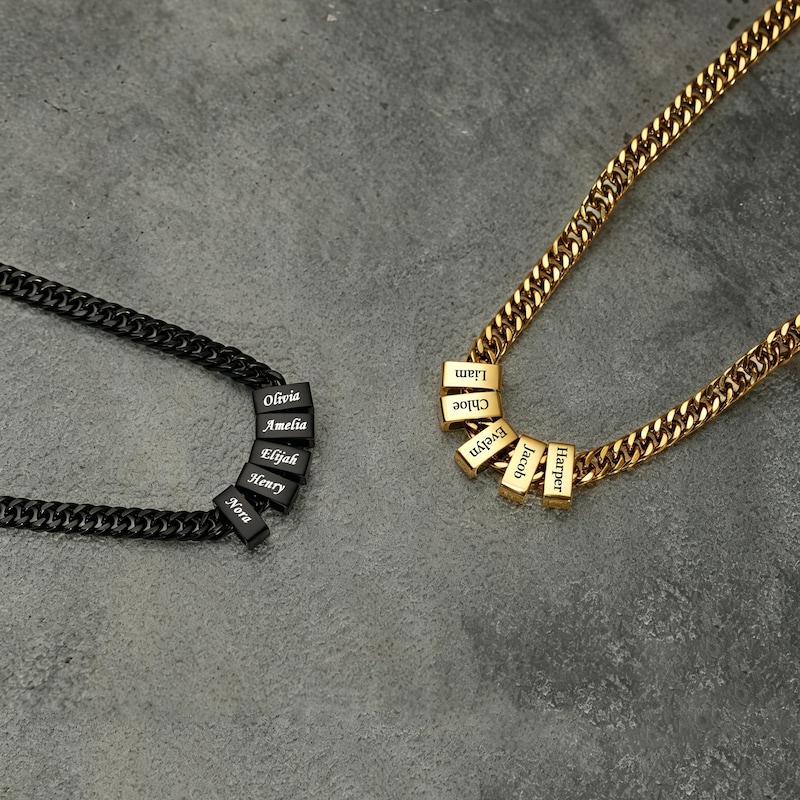 Gold Cuban Link and Charm - Etsy