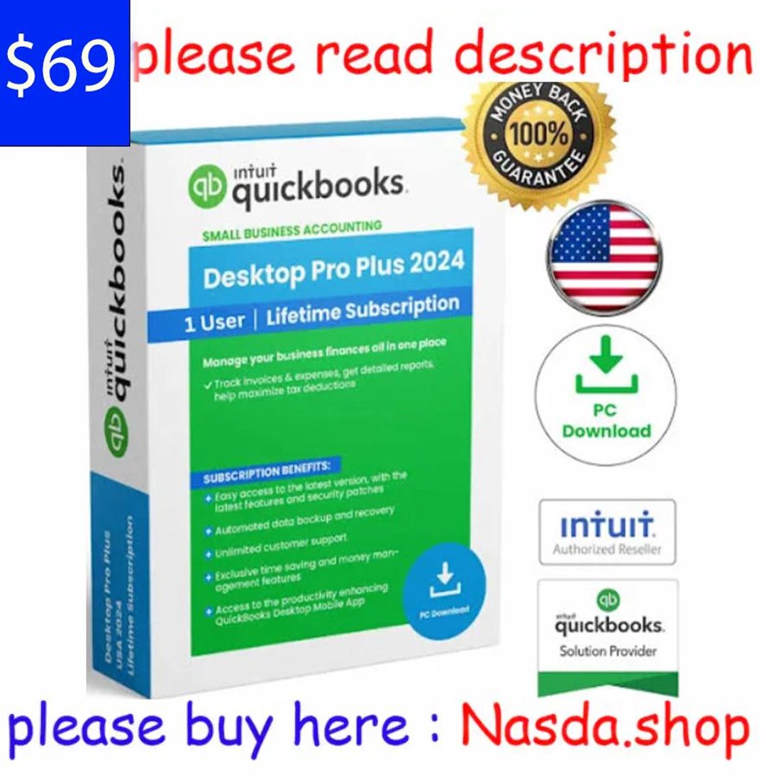 Quickbooks Desktop Pro 2024 for Windows No-subscription Lifetime - Etsy