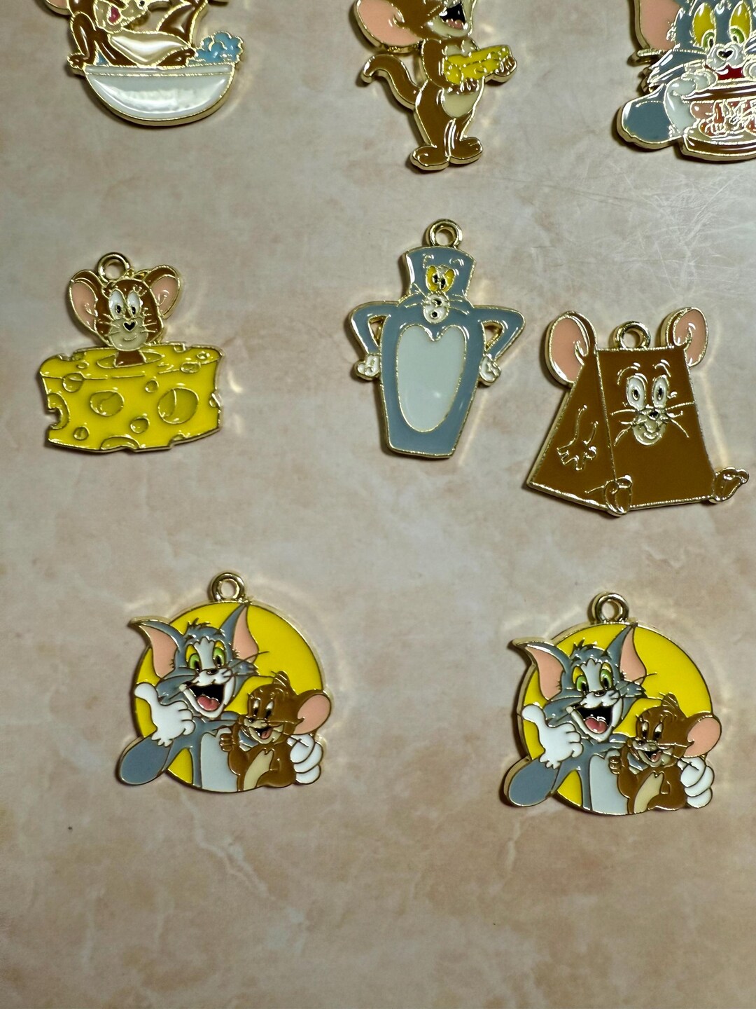 Cat and Mouse Cartoon Charms/ Pendants - Etsy
