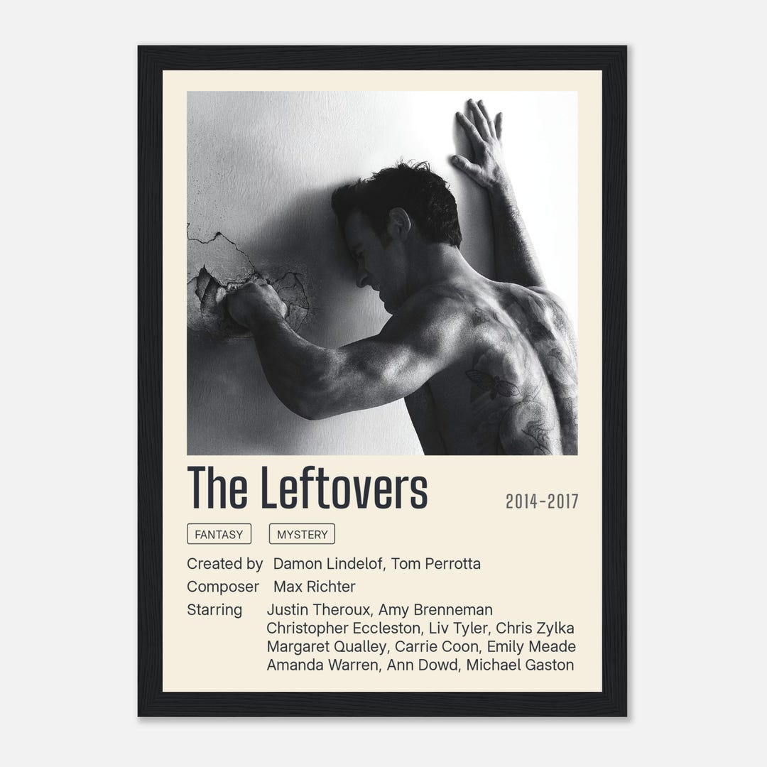 The Leftovers Poster TV Show Art Print Justin Theroux Mystery Fantasy ...
