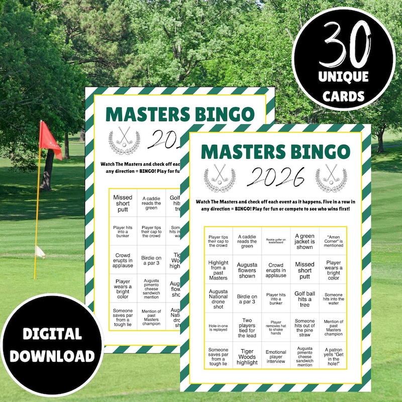 Bingo Masters Cards - Etsy