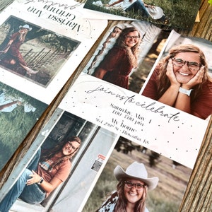 Custom Folded Graduation Invitations · Graduation Announcements ...