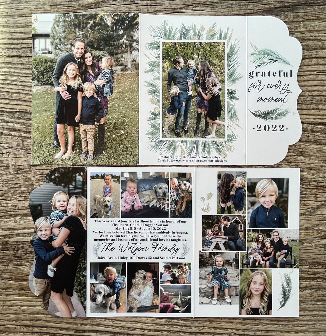 Grateful Christmas Cards · Luxury Custom Designed Year in Review ...