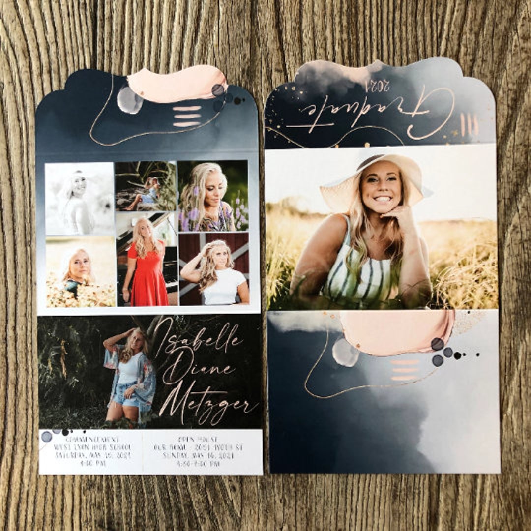 CUSTOM Graduation Cards · Gradutaion Photo Cards Custom Designed for ...