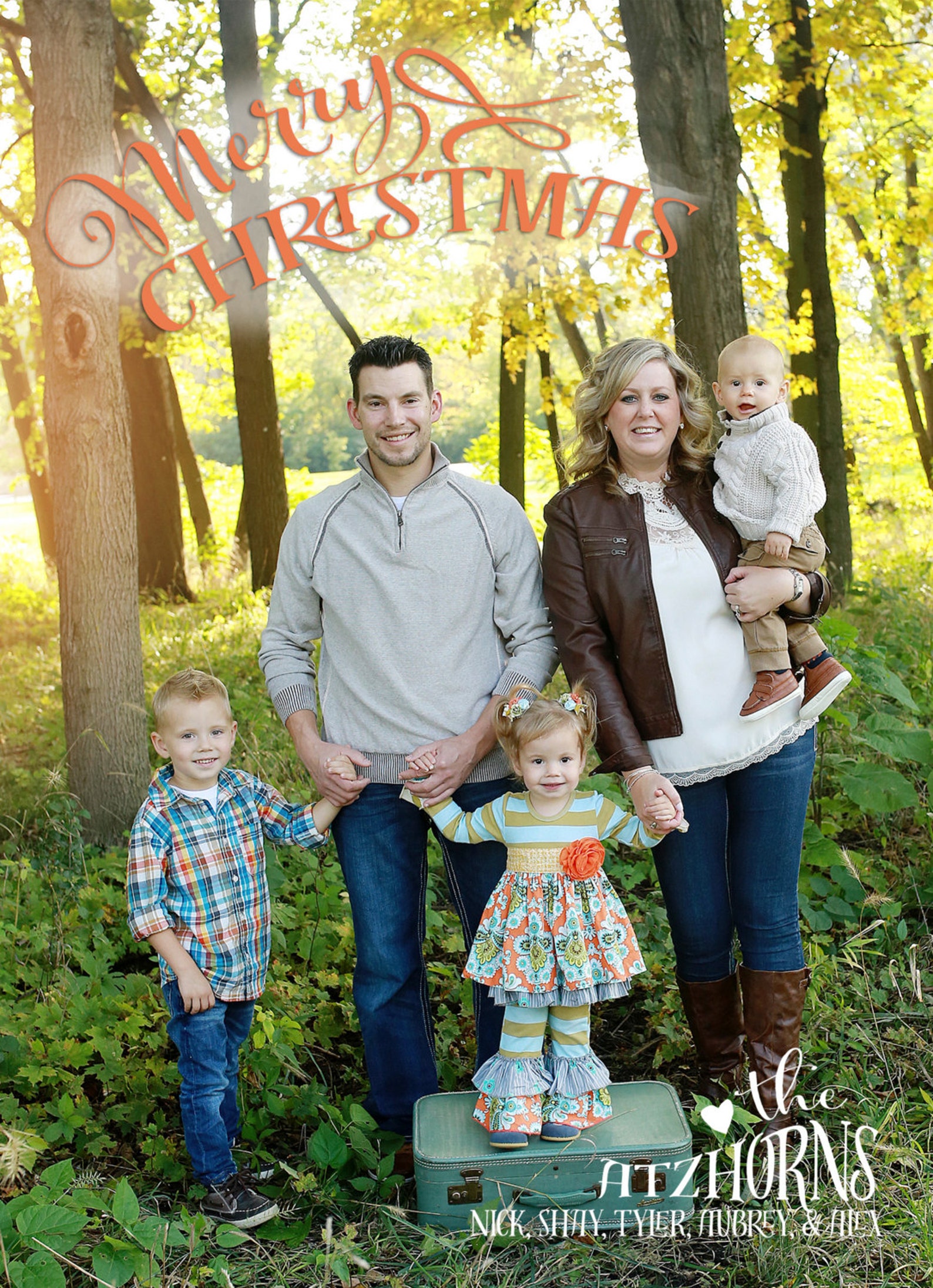 Birch Year in Review Christmas Photo Cards - 2 Sided - Etsy