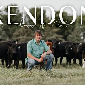 Modern Graduation Invitation Announcement ·5 Photo Grad Party ...