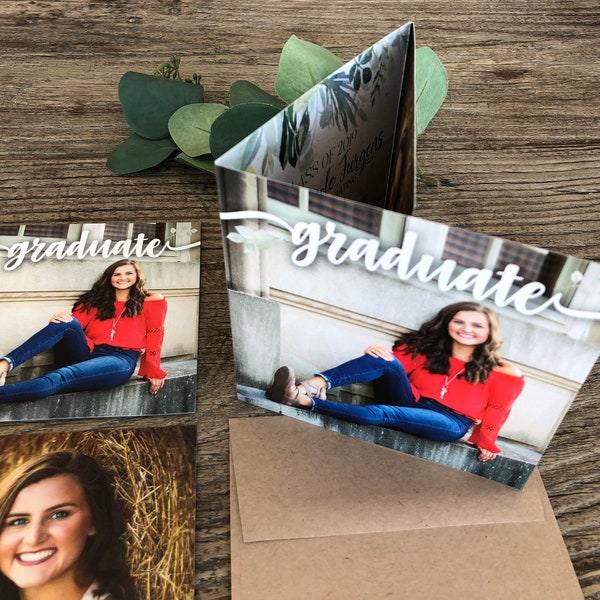 Graduation Tri Fold Invitations - Etsy