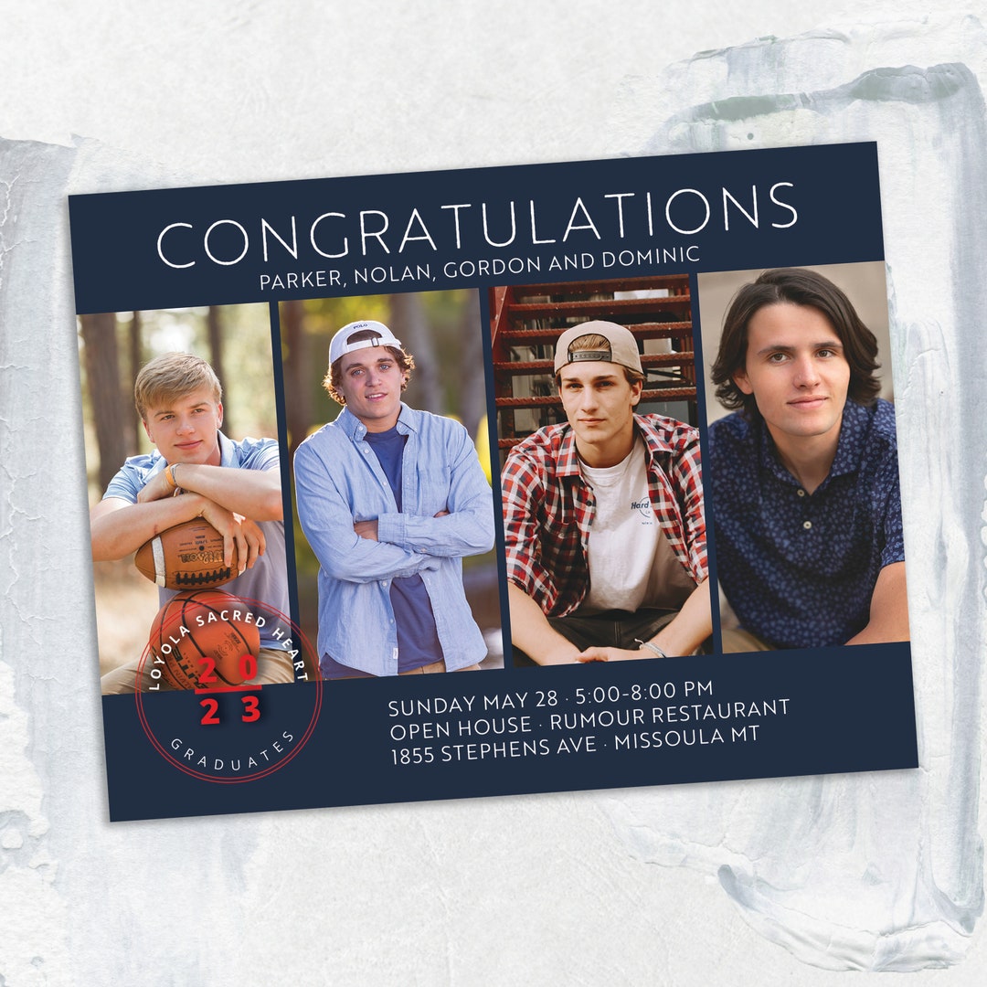 Graduation Party Invitations · Multiple Graduates · Graduation Party ...