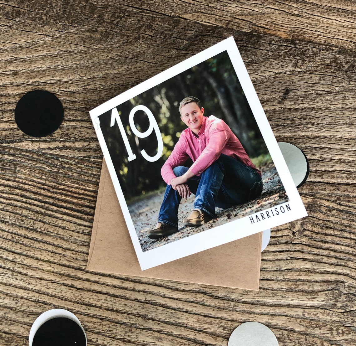 Tri-fold Graduation Announcements Invitations Modern Black & | Etsy