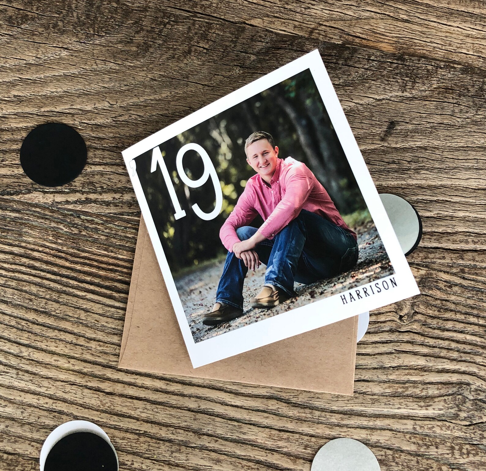 Tri-fold Graduation Announcements Invitations Modern Black & | Etsy