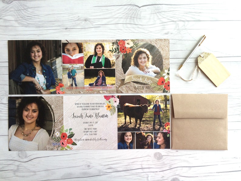 CUSTOM Graduation Cards Gradutaion Photo Cards Custom - Etsy