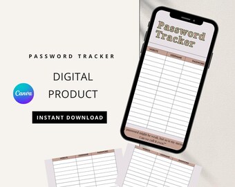 Notion Password Tracker Template Clean Green Aesthetic - Etsy