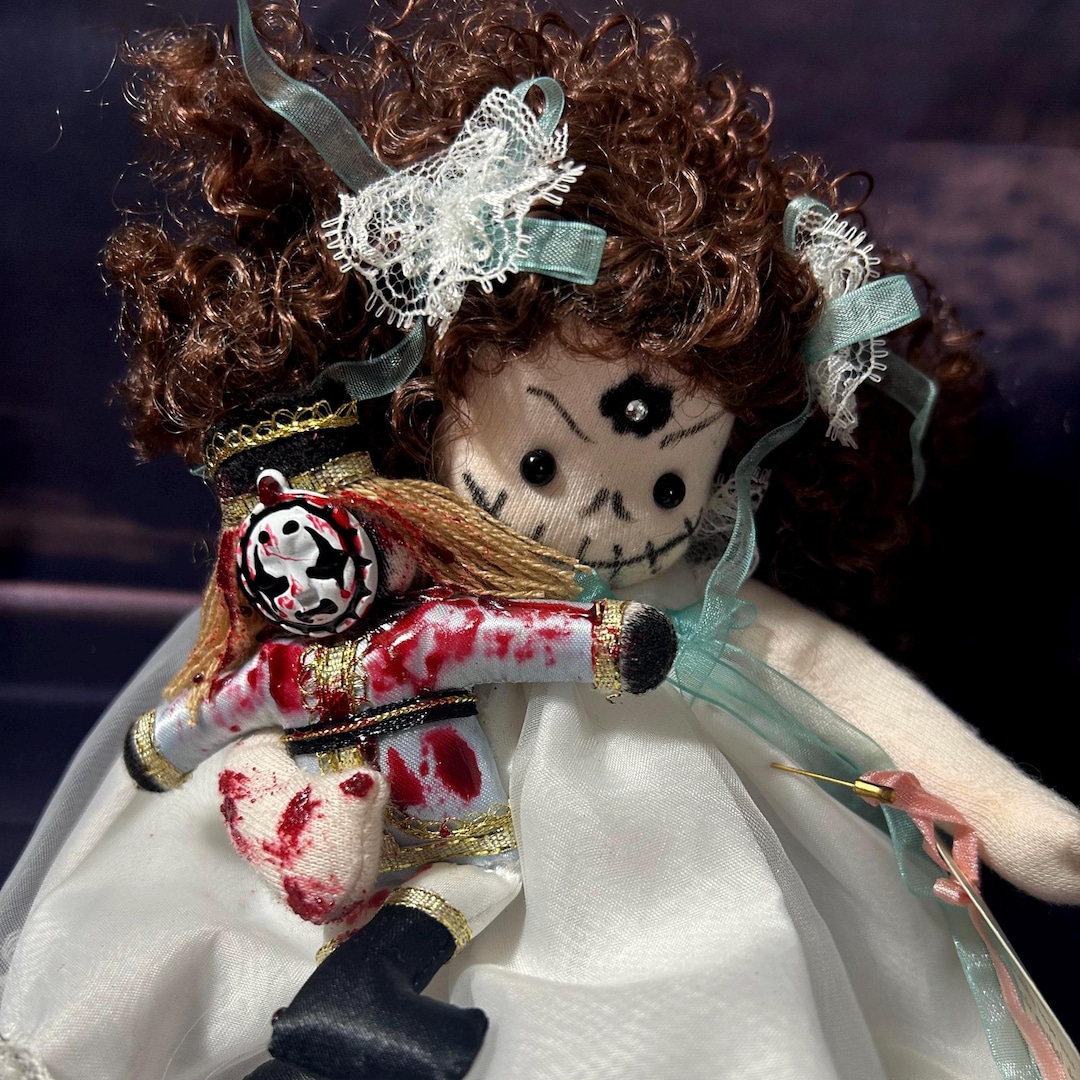 Creepy Ooak Rag Doll !! Goth Dark Horror Doll - Etsy