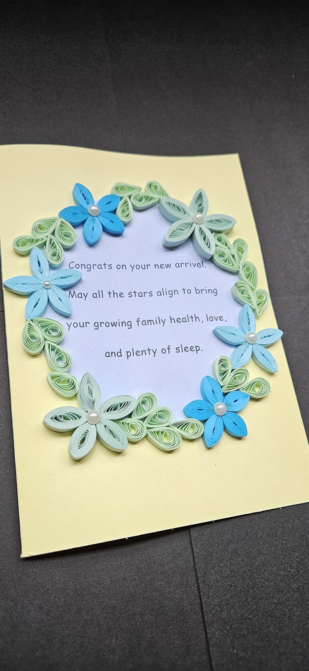 New Born Baby Quilling Card - Etsy