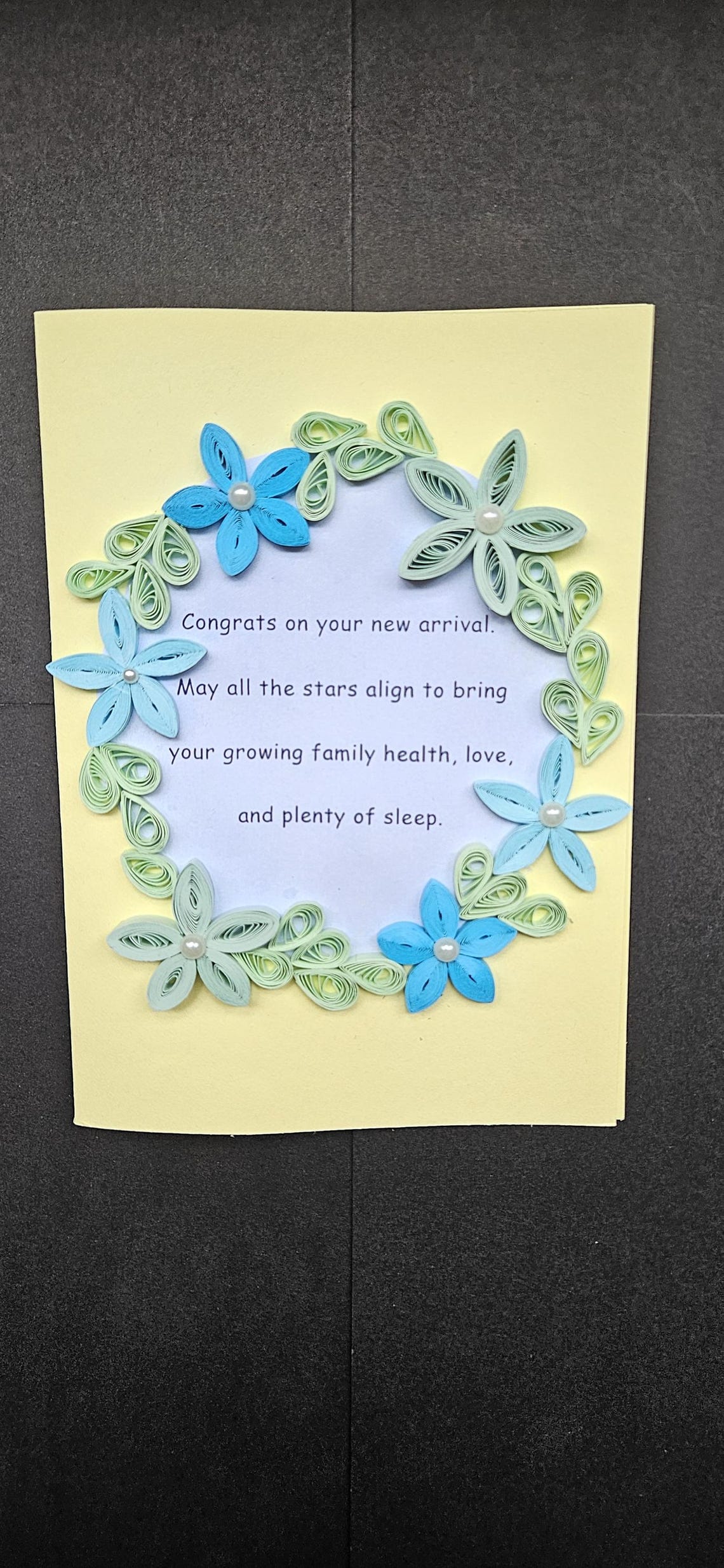 New Born Baby Quilling Card - Etsy